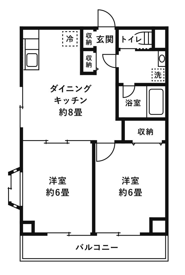 【ホームズ】40平米のマンションは何人で暮らせる？ どんな間取りが多い？ おすすめのレイアウトとともに解説 | 住まいのお役立ち情報