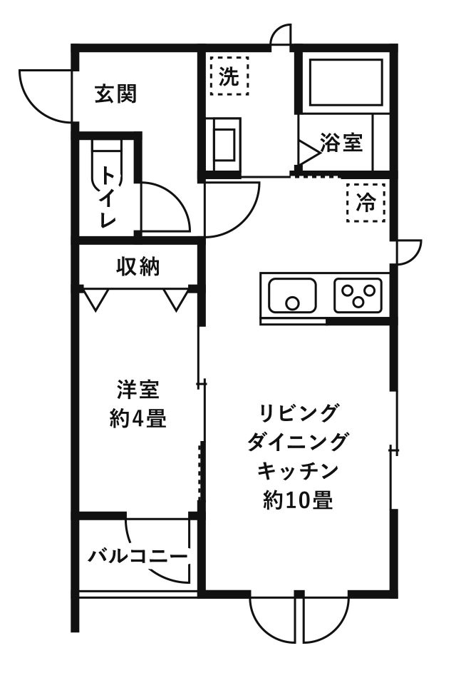 【ホームズ】40平米のマンションは何人で暮らせる？ どんな間取りが多い？ おすすめのレイアウトとともに解説 | 住まいのお役立ち情報